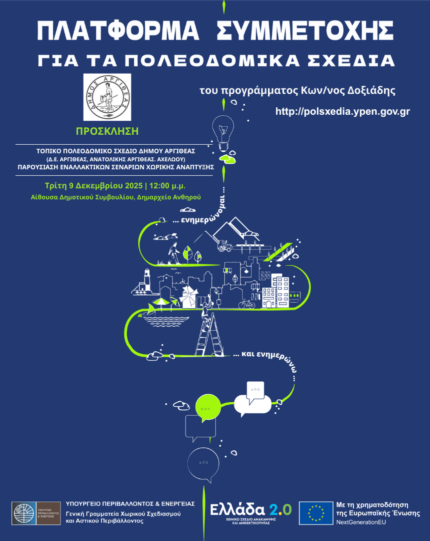 Εναλλακτικά Σενάρια Τοπικού Πολεοδομικού Σχεδίου (ΤΠΣ) Δήμου Αργιθέας ...